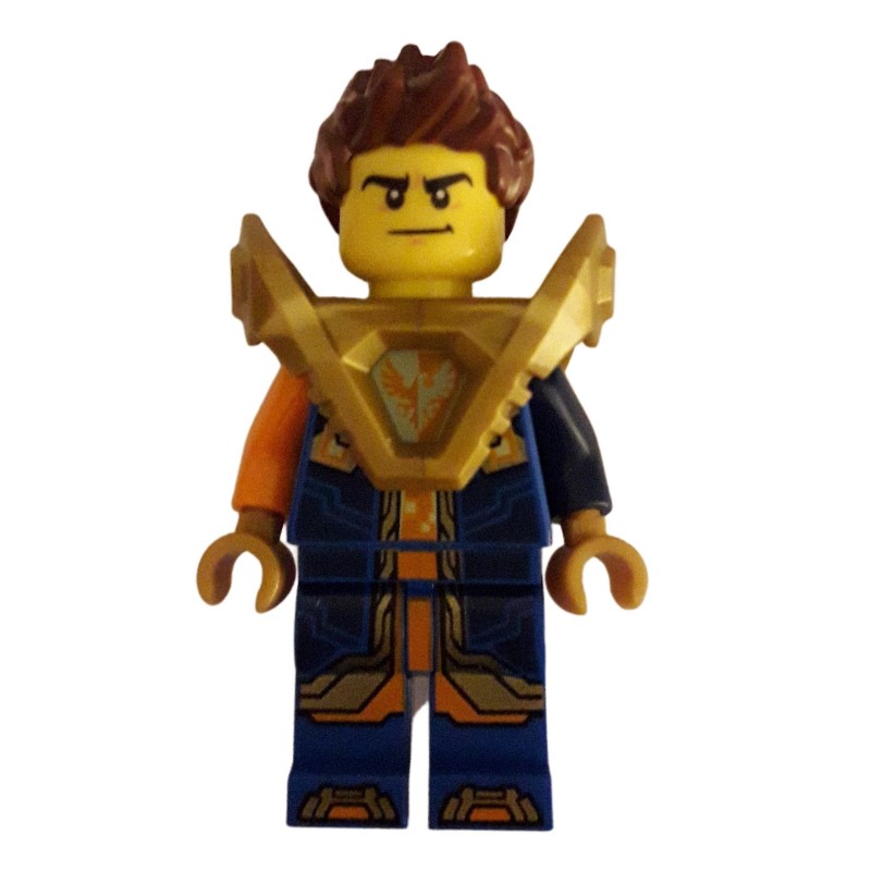 LEGO Set fig-001943 Clay Moorington with Hair and Armor | Rebrickable ...