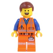 LEGO Set fig-001945 Emmet, Worn Outfit, Happy / Sad | Rebrickable ...