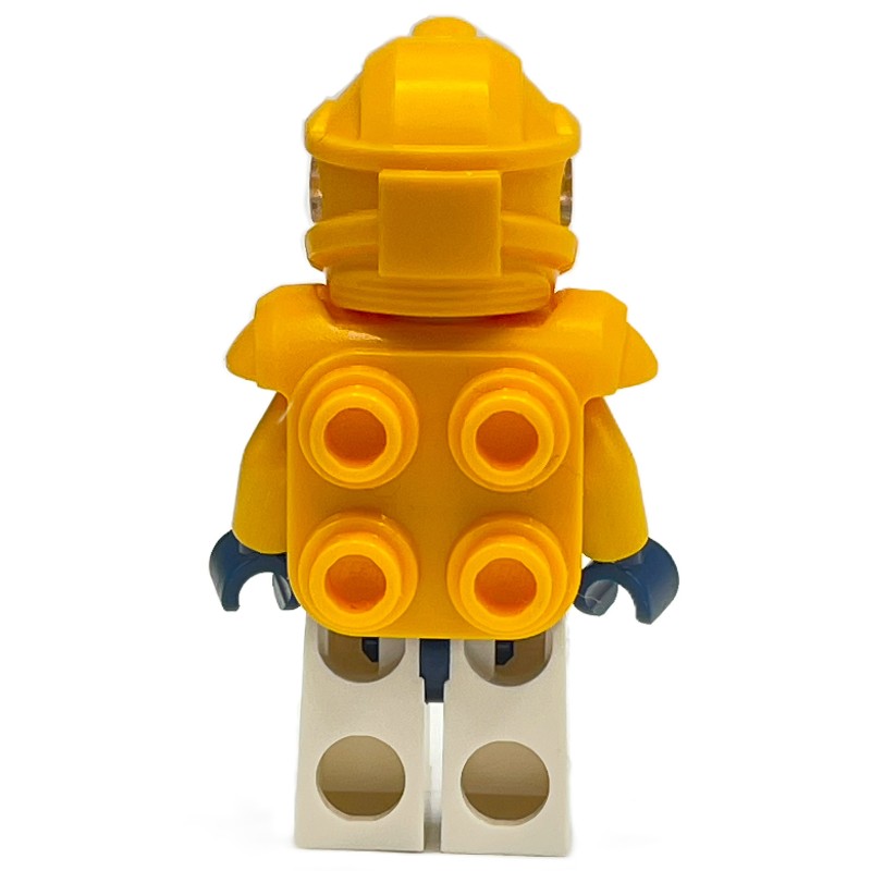 LEGO Set fig-002022 Astronaut, White Spacesuit, Bright Light Orange ...