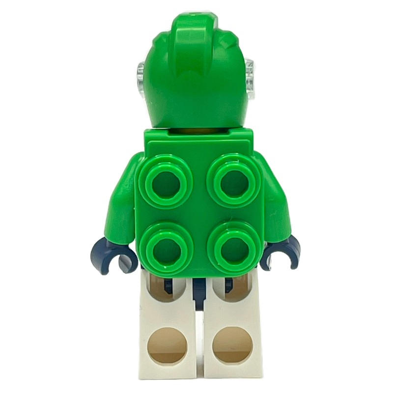 LEGO Set fig-002028 Astronaut, White Spacesuit, Bright Green Backpack ...