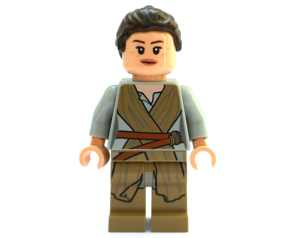 LEGO Set fig-002057 Rey, Dark Tan Robe | Rebrickable - Build with LEGO