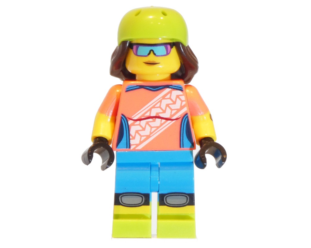 LEGO Set fig-002069 Mountain Biker | Rebrickable - Build with LEGO