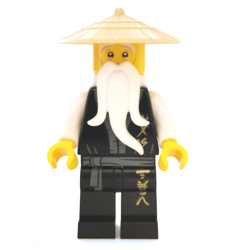 LEGO Set fig-002085 Master Wu with Gold Lettering on Robes ...