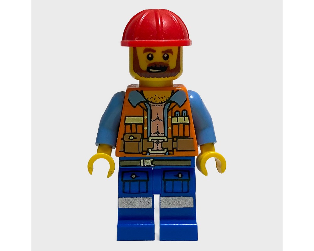 LEGO Set fig-002189 Frank the Foreman | Rebrickable - Build with LEGO