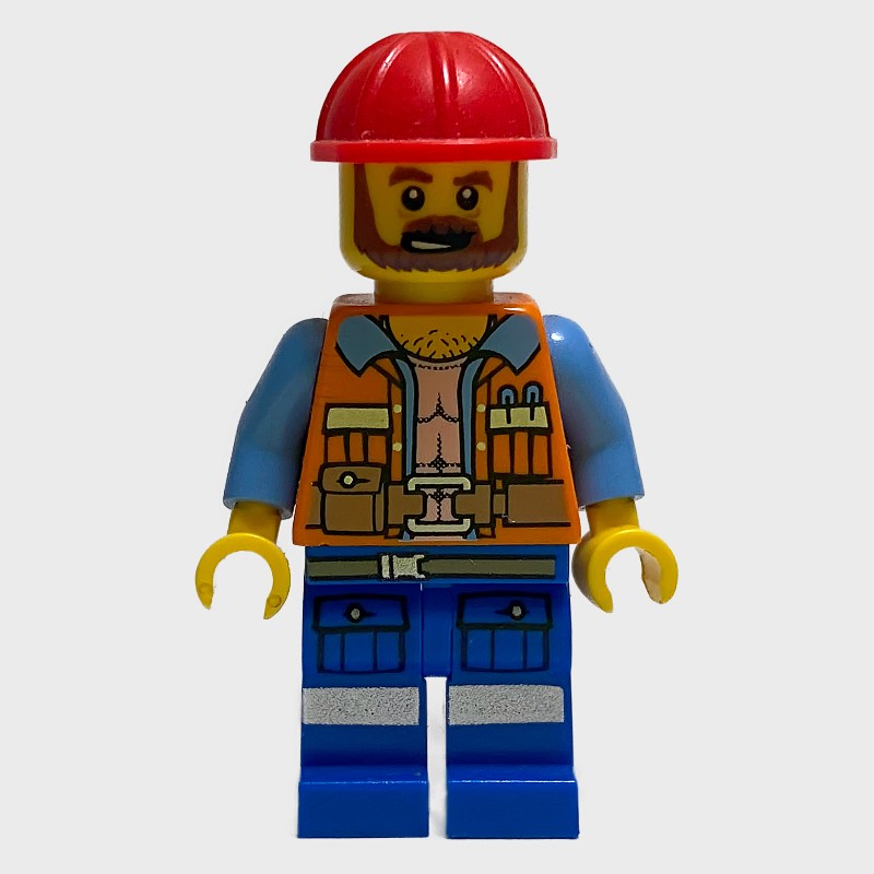 LEGO Set fig-002189 Frank the Foreman (2014 The LEGO Movie ...