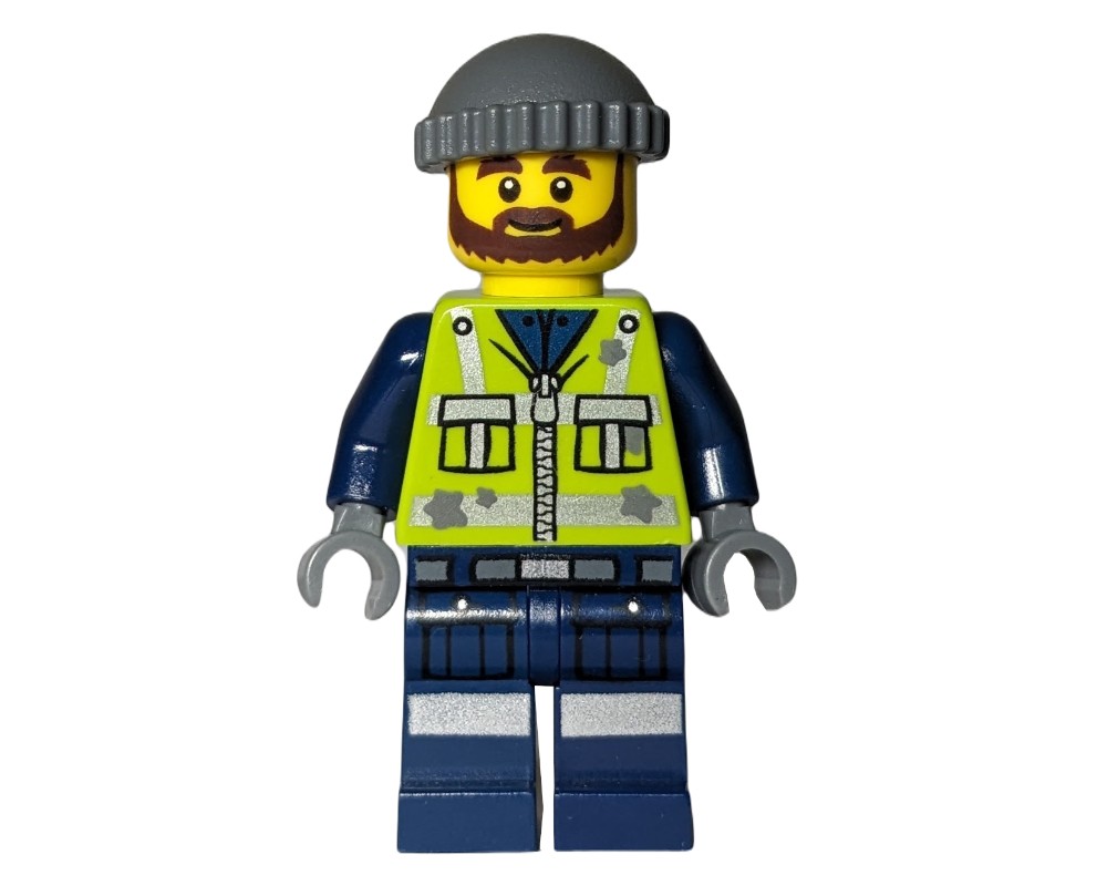 LEGO Set fig-002210 Garbage Man Grant | Rebrickable - Build with LEGO