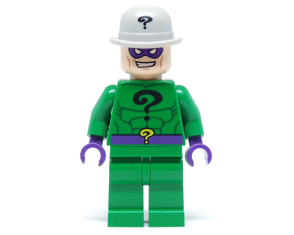 LEGO Set fig-002216 The Riddler with Light Bluish Gray Hat ...