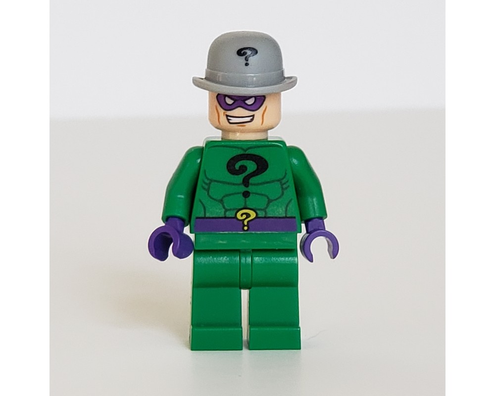 LEGO Set fig-002216 The Riddler with Light Bluish Gray Hat (2012 Super ...