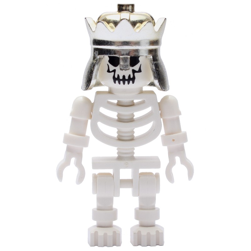 LEGO Set fig-002309 Skeleton, Evil Face, Crown | Rebrickable - Build ...
