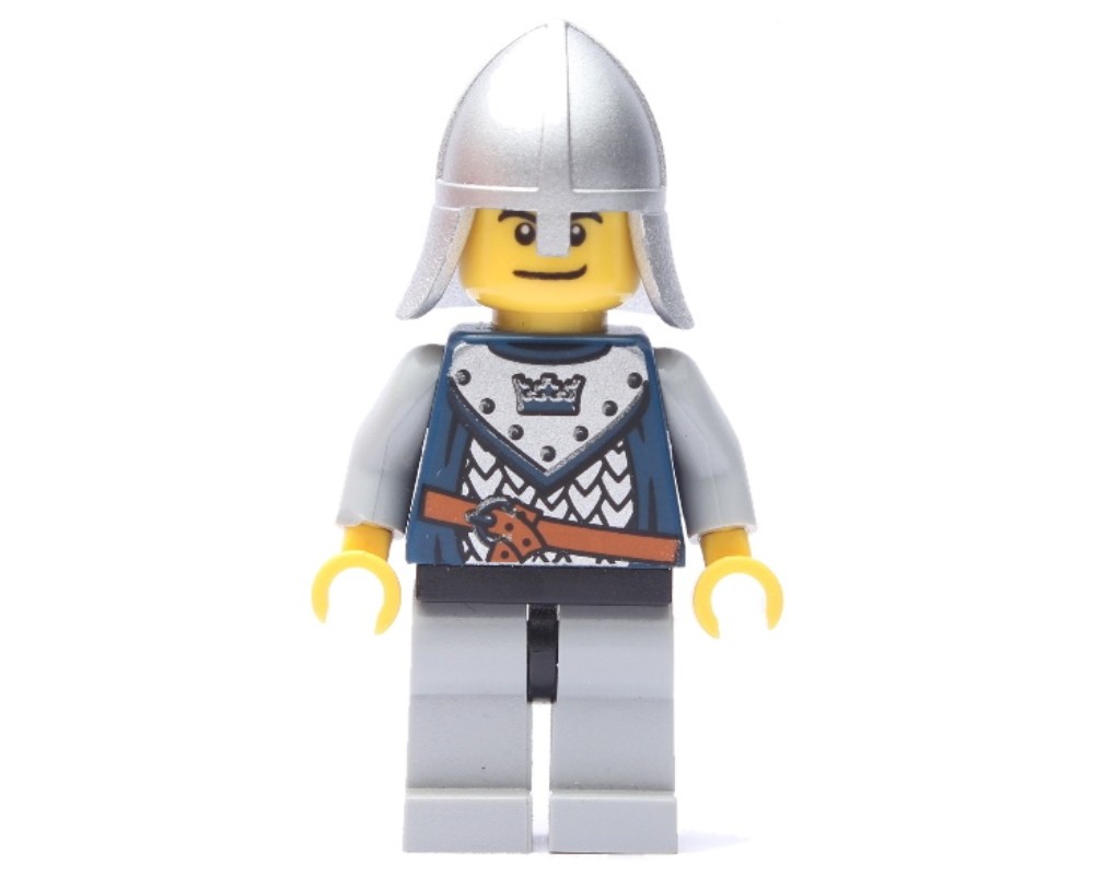 LEGO Set fig-002326 Knight with Scale Mail with Crown, and Helmet ...