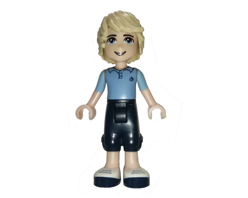 LEGO Set fig-002343 Andrew - Medium Blue Shirt, Dark Blue Trousers ...