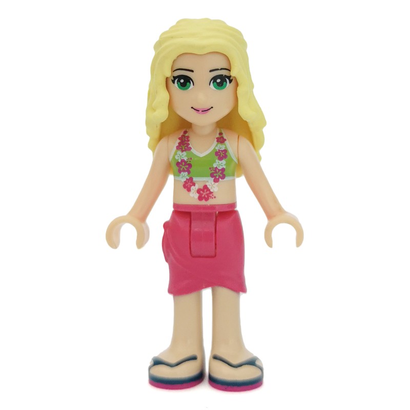 LEGO Set fig-002348 Isabella - Lime Bikini, Magenta Skirt (2013 Friends ...