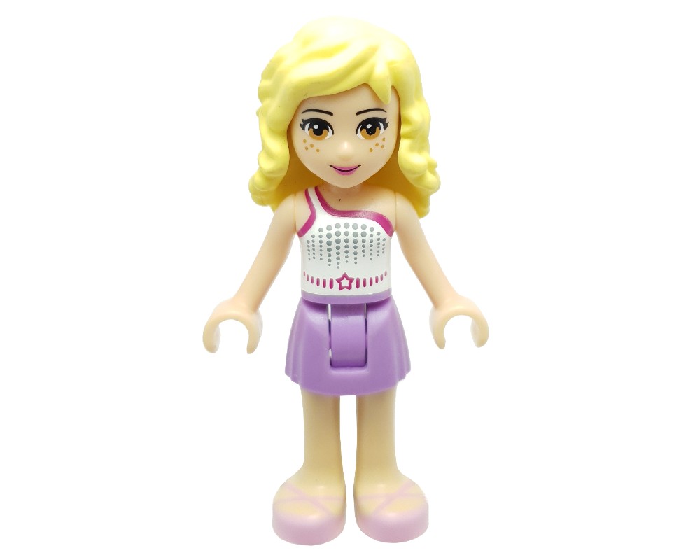 LEGO Set fig-002357 Naya - White Top, Medium Lavender Skirt ...