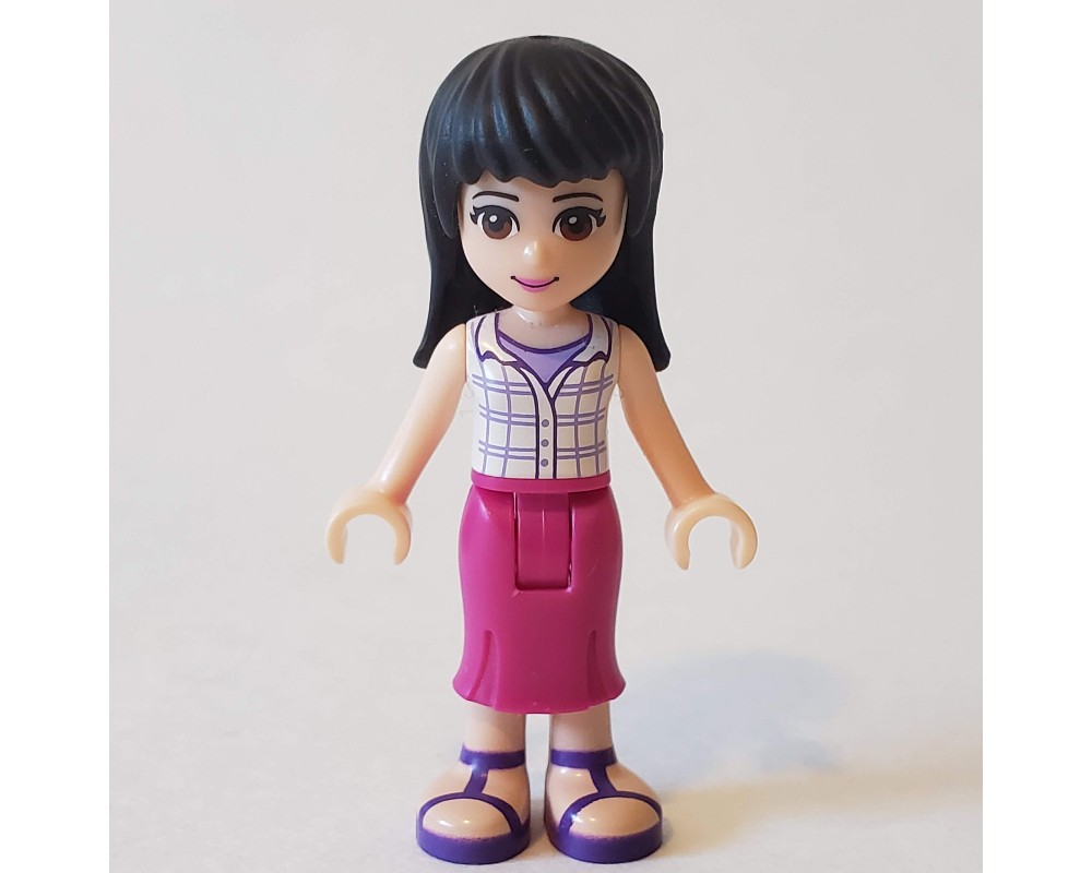 LEGO Set fig-002379 Maya - White Plaid Top, Magenta Dress | Rebrickable ...