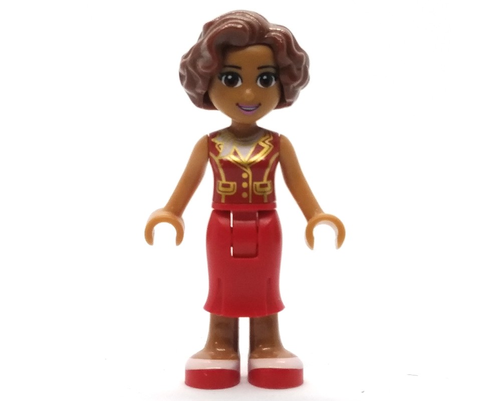 LEGO Set fig-002385 Susan - Red Vest, Red Dress | Rebrickable - Build ...