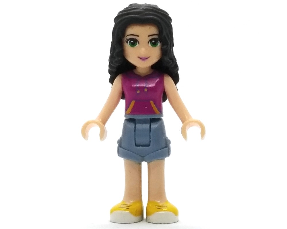 LEGO Set fig-002405 Emma - Magenta Top, Sand Blue Skirt (2016 Friends ...