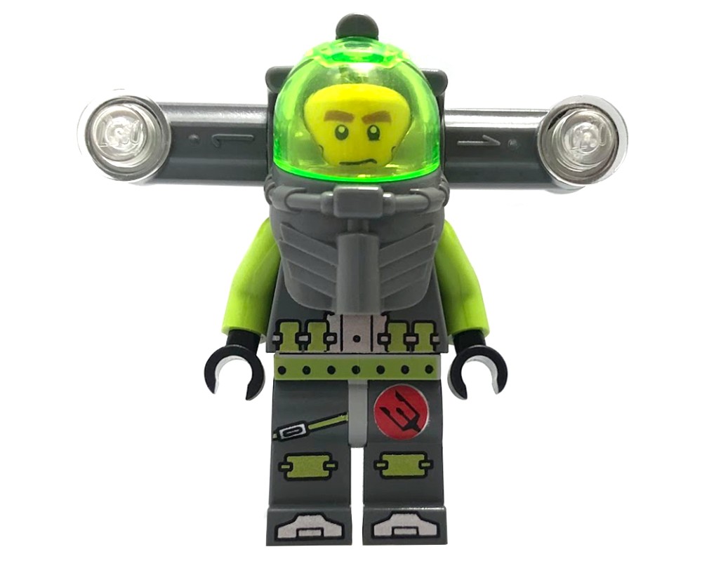 LEGO Set fig-002448 Axel with Backpack with Wide Lights | Rebrickable ...
