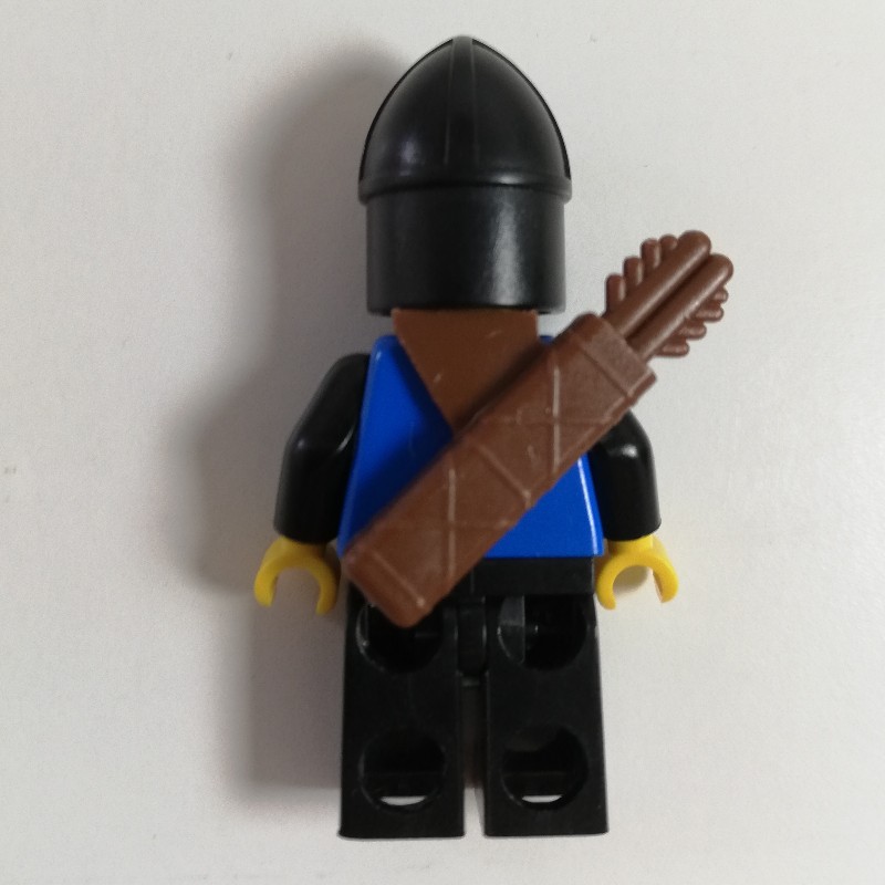 LEGO Set fig-002476 Archer (Black Falcon) - Black Legs, Black Hips ...