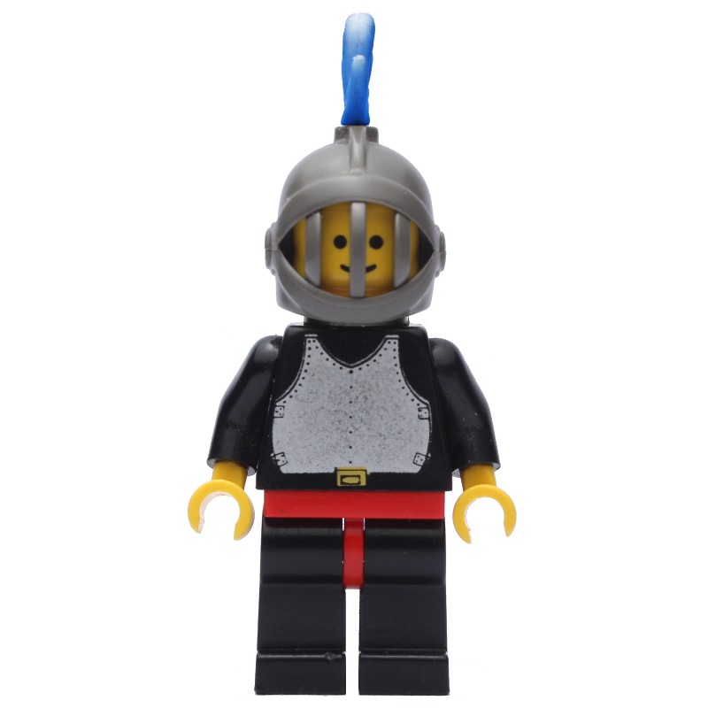 LEGO Set fig-002478 Knight (Breastplate on Black) - Black Legs, Dark ...