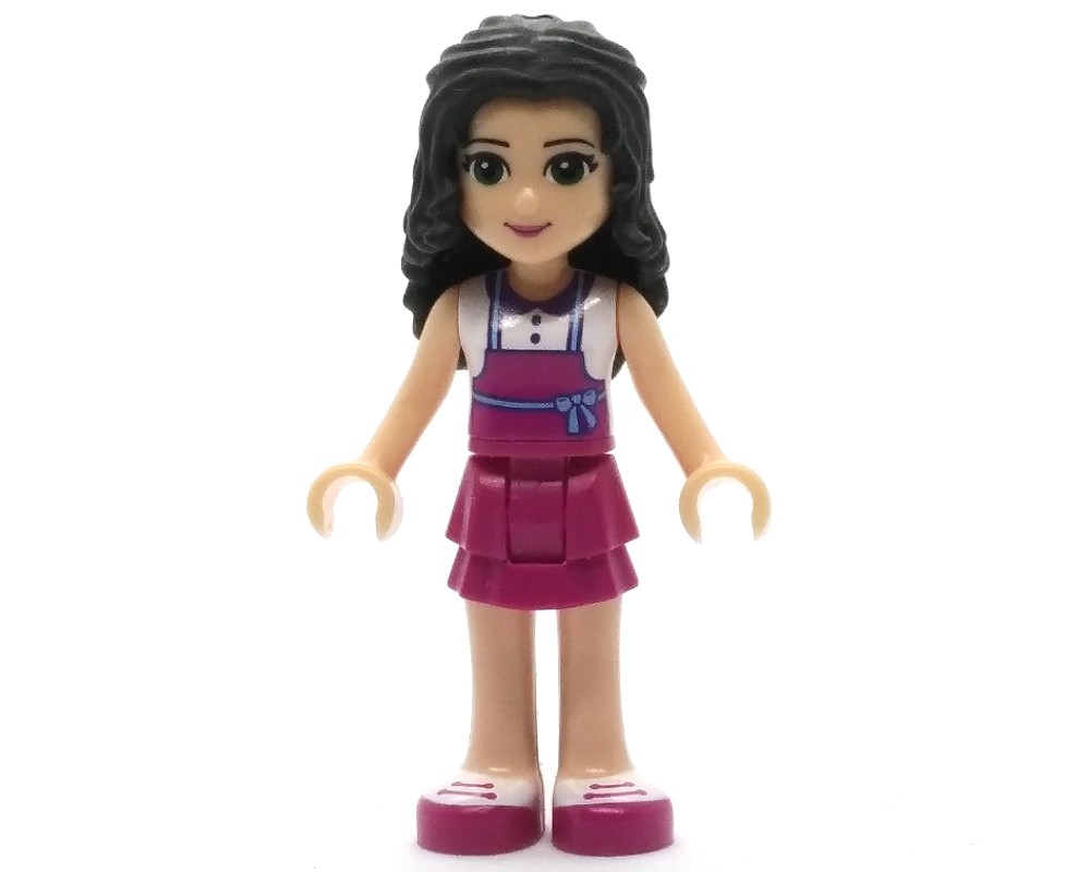 LEGO Set fig-002601 Emma - White Top, Magenta Apron | Rebrickable ...