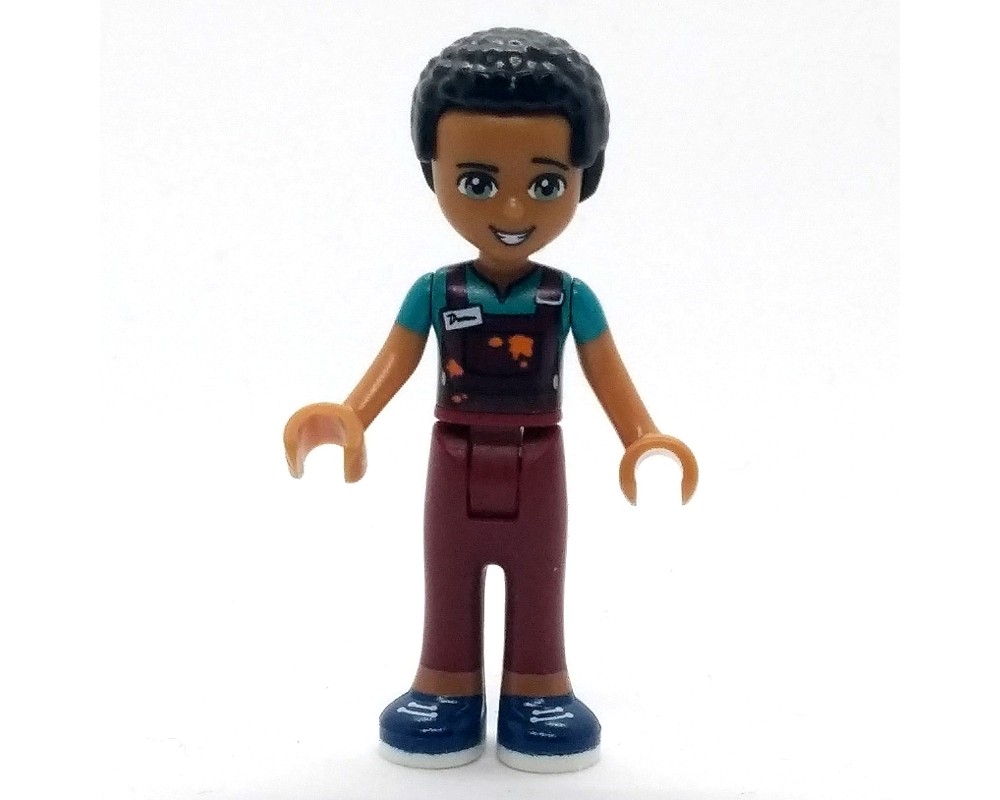 LEGO Set fig-002624 Dean - Dark Red Overall | Rebrickable - Build with LEGO