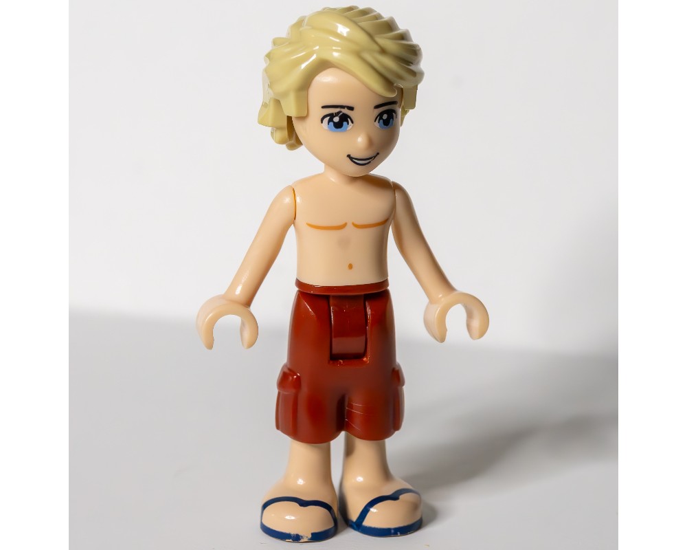 LEGO Set fig-002632 Mason - Bare Chest, Dark Red Trousers | Rebrickable ...