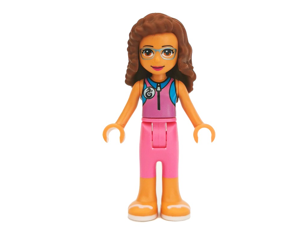 LEGO Set fig-002674 Olivia - Dark Pink Wet Suit | Rebrickable - Build ...