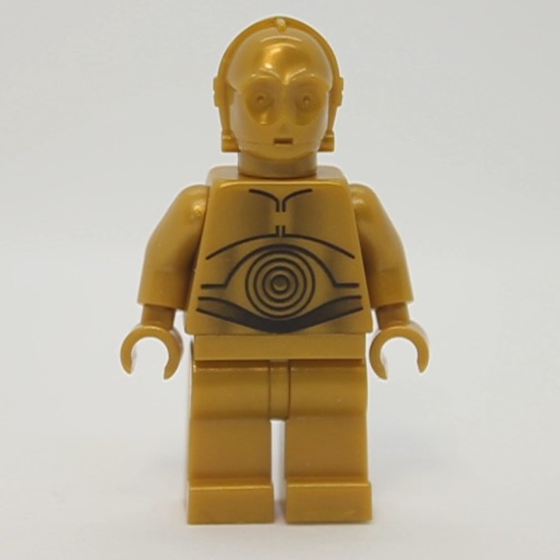 LEGO Set fig-002689 C-3PO, Pearl Gold | Rebrickable - Build with LEGO