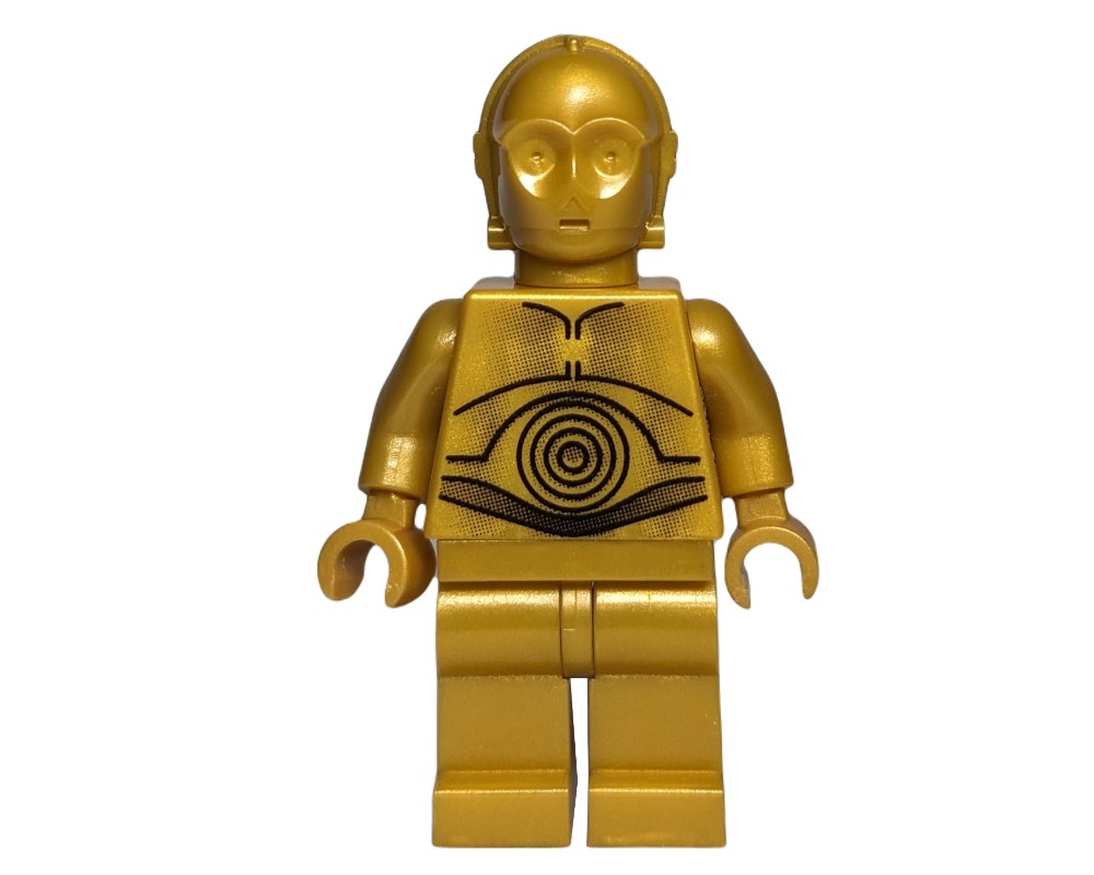LEGO Set fig-002689 C-3PO, Pearl Gold | Rebrickable - Build with LEGO