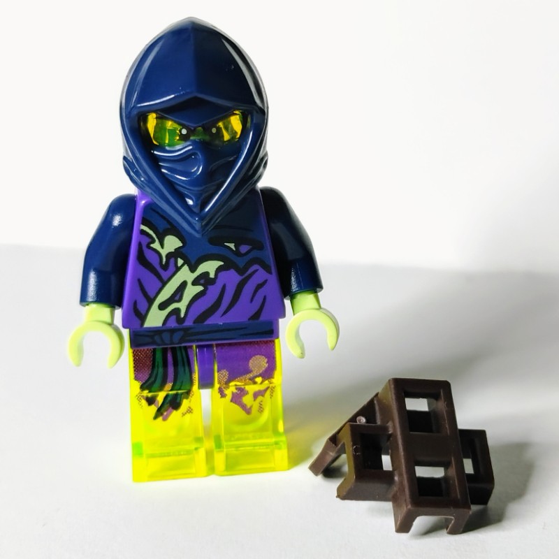 LEGO Set fig-003033 Ghost Ninja Hackler / Warrior Yokai with Scabbard ...