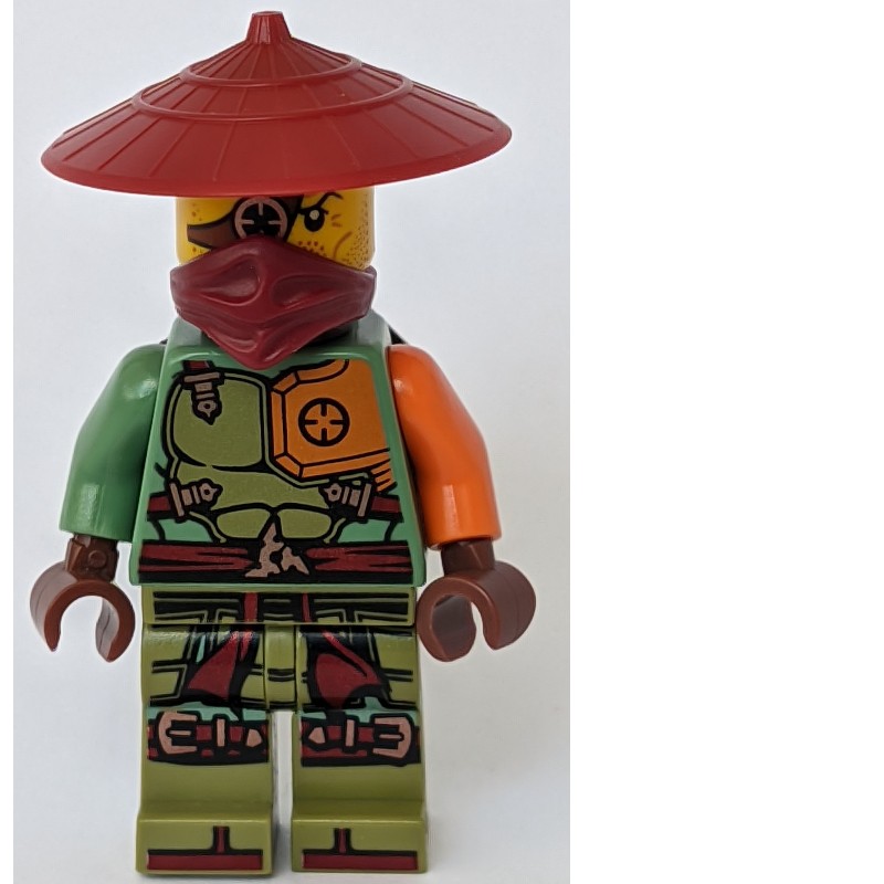 LEGO Set fig-003064 Ronin with Dark Red Hat (Possession) (2015 Ninjago ...