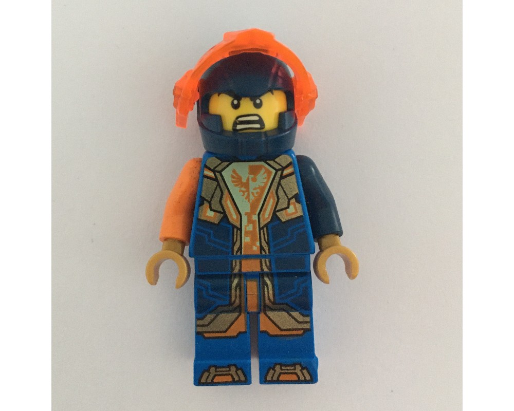 LEGO Set fig-003089 Clay Moorington with Tran-Orange Visor ...