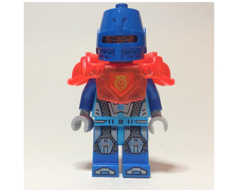 LEGO Set fig-003112 Nexo Knight Soldier with Trans-Neon Orange Armor ...