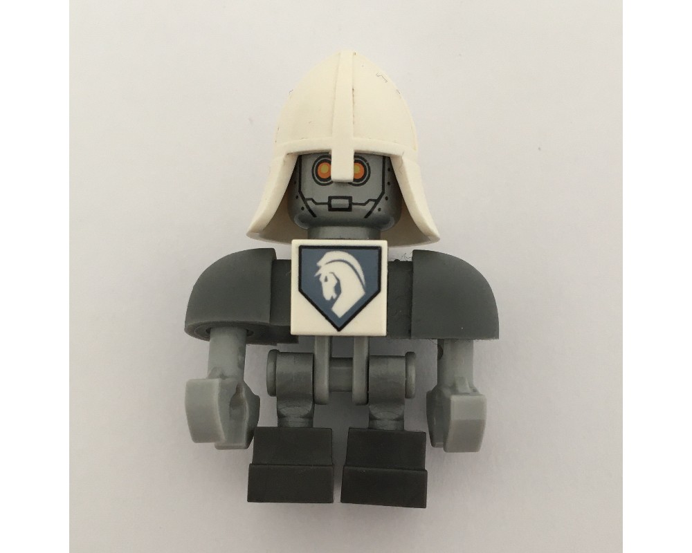 LEGO Set fig-003134 Lance Bot with White Helmet | Rebrickable - Build ...