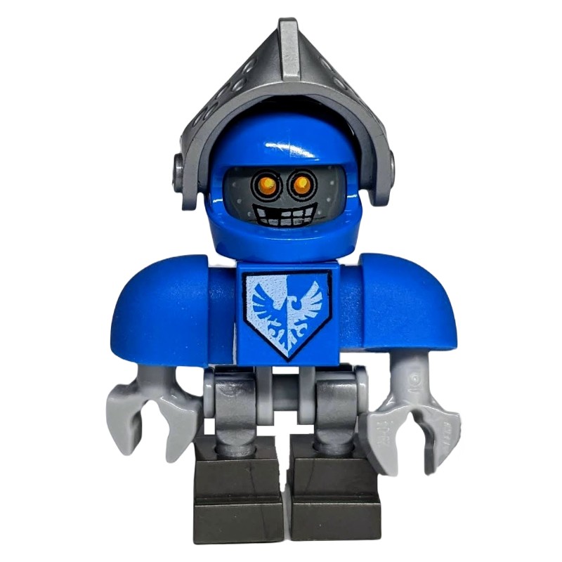 LEGO Set fig-003179 Clay Bot with Blue Helmet with Silver Visor ...