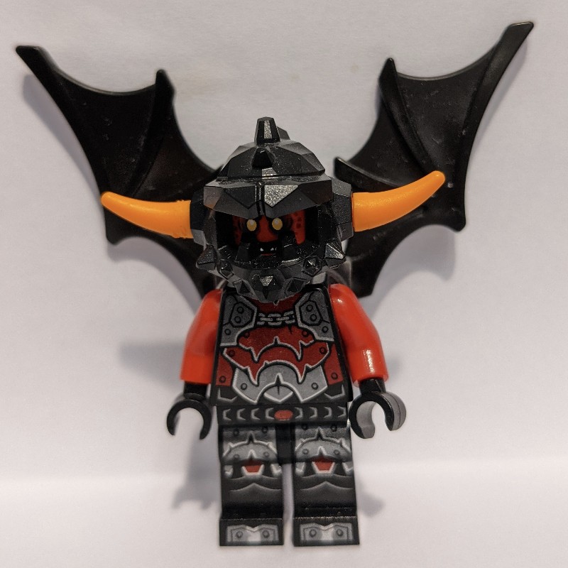 LEGO Set fig-003182 Ash Attacker with Wings and Orange Horns ...