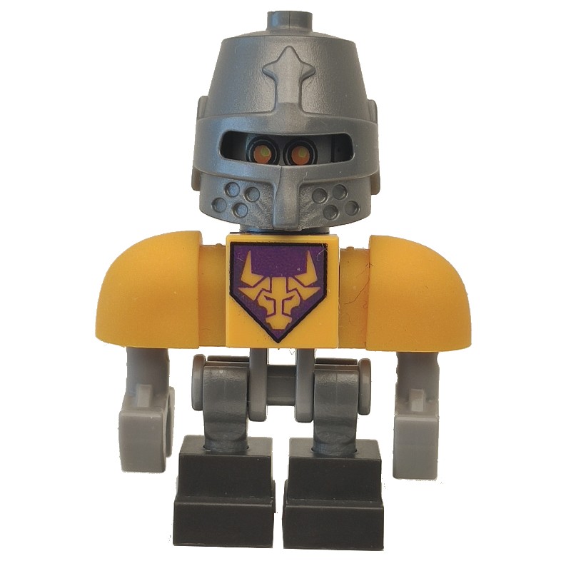 LEGO Set fig-003185 Axl Bot with Silver Helmet | Rebrickable - Build ...