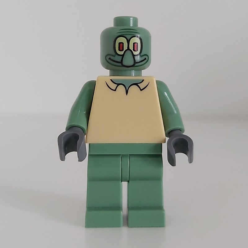 LEGO Set fig-003263 Squidward Tentacles | Rebrickable - Build with LEGO