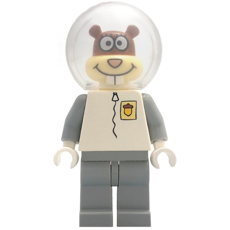 LEGO Set fig-003270 Sandy Cheeks in Astronaut Suit | Rebrickable ...