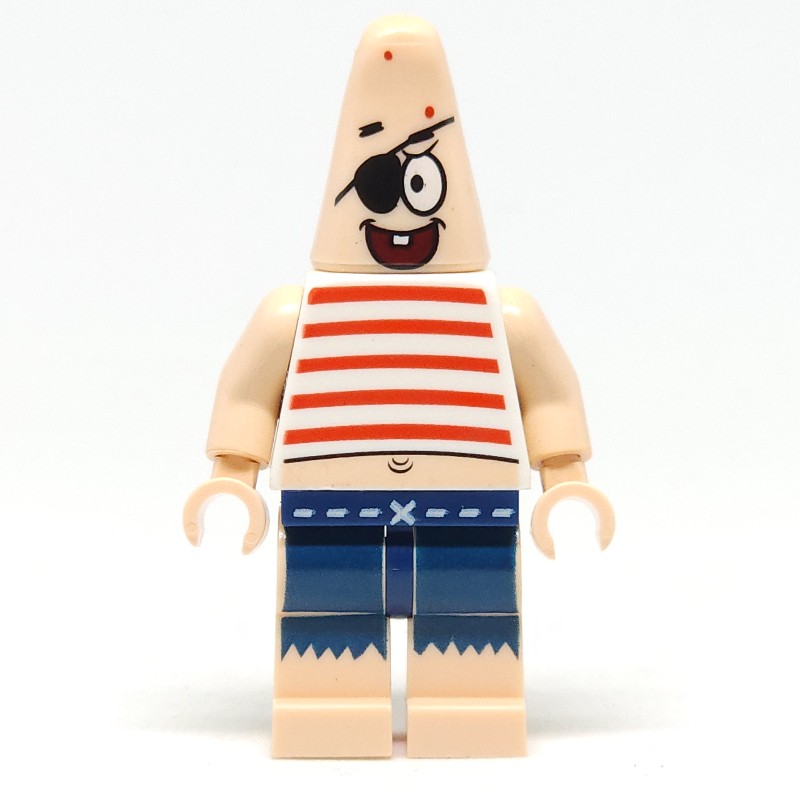 LEGO Set fig-003290 Patrick Star in Pirate Outfit | Rebrickable - Build ...