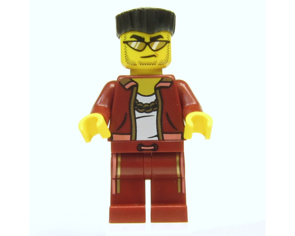 LEGO Set fig-003292 Crook, Dark Red Tracksuit | Rebrickable - Build ...