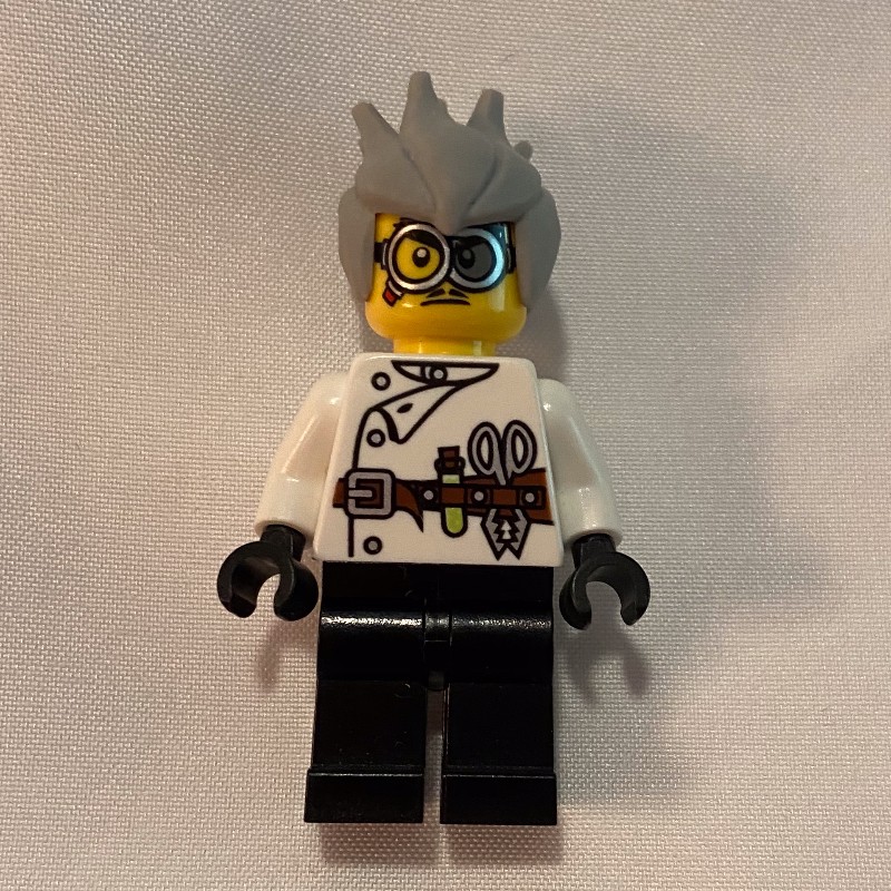 LEGO Set fig-003312 Crazy Scientist | Rebrickable - Build with LEGO
