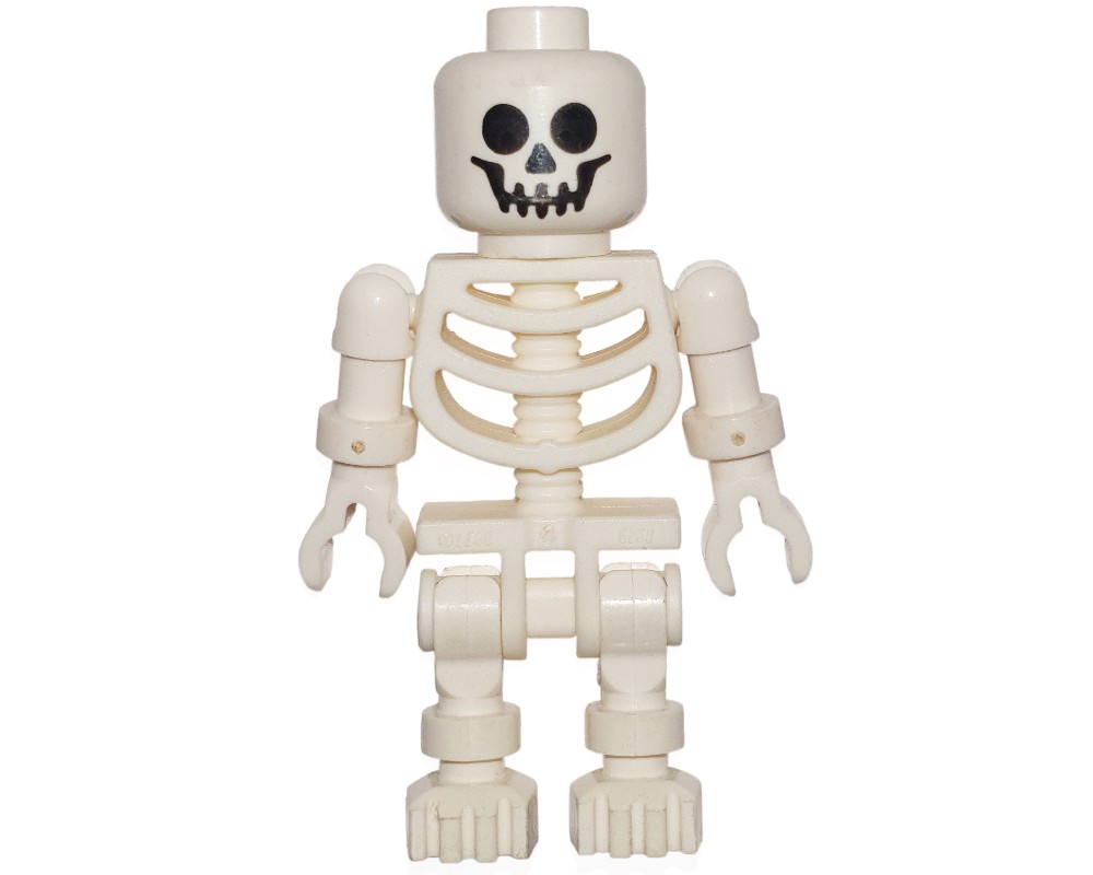 LEGO Set fig-003314 Skeleton, Standard Face, Ball Joint Arms (3626c ...