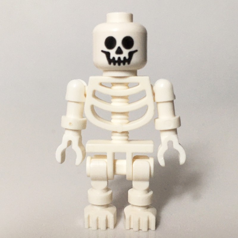 LEGO Set fig-003314 Skeleton, Standard Face, Ball Joint Arms (3626c ...