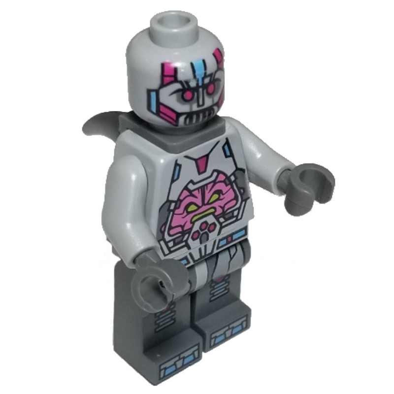 LEGO Set fig-003356 The Kraang with Light Bluish Gray Armor and Neck ...