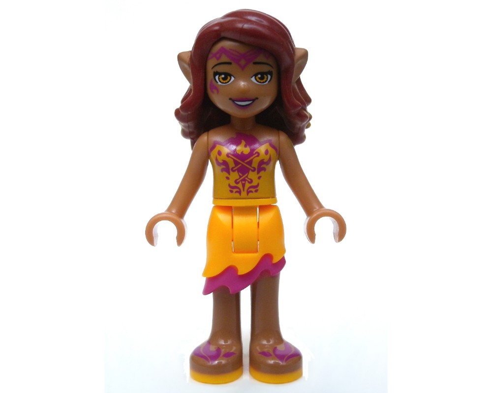 LEGO Set fig-003466 Azari Firedancer in Bright Light Orange Outfit ...