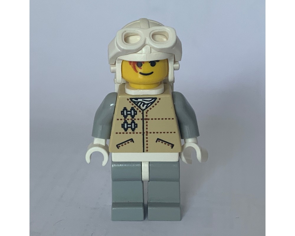 LEGO Set fig-003529 Rebel Trooper in Hoth Uniform, White Hat, Yellow ...