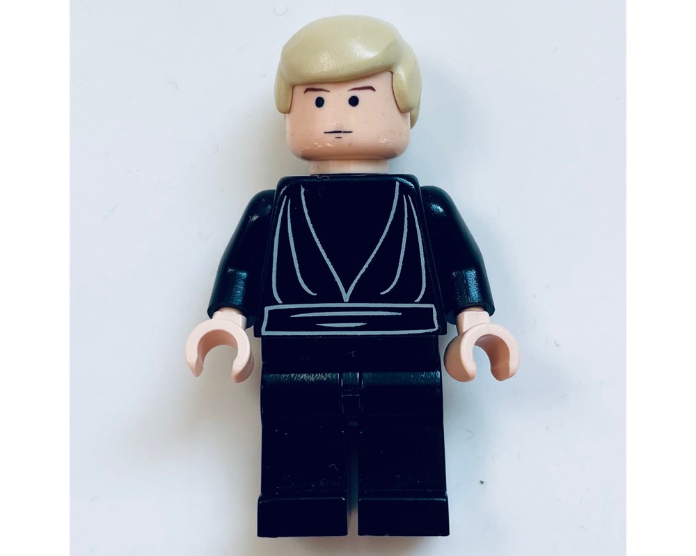 LEGO Set fig-003552 Luke Skywalker, Black Robes, Black Eyes ...