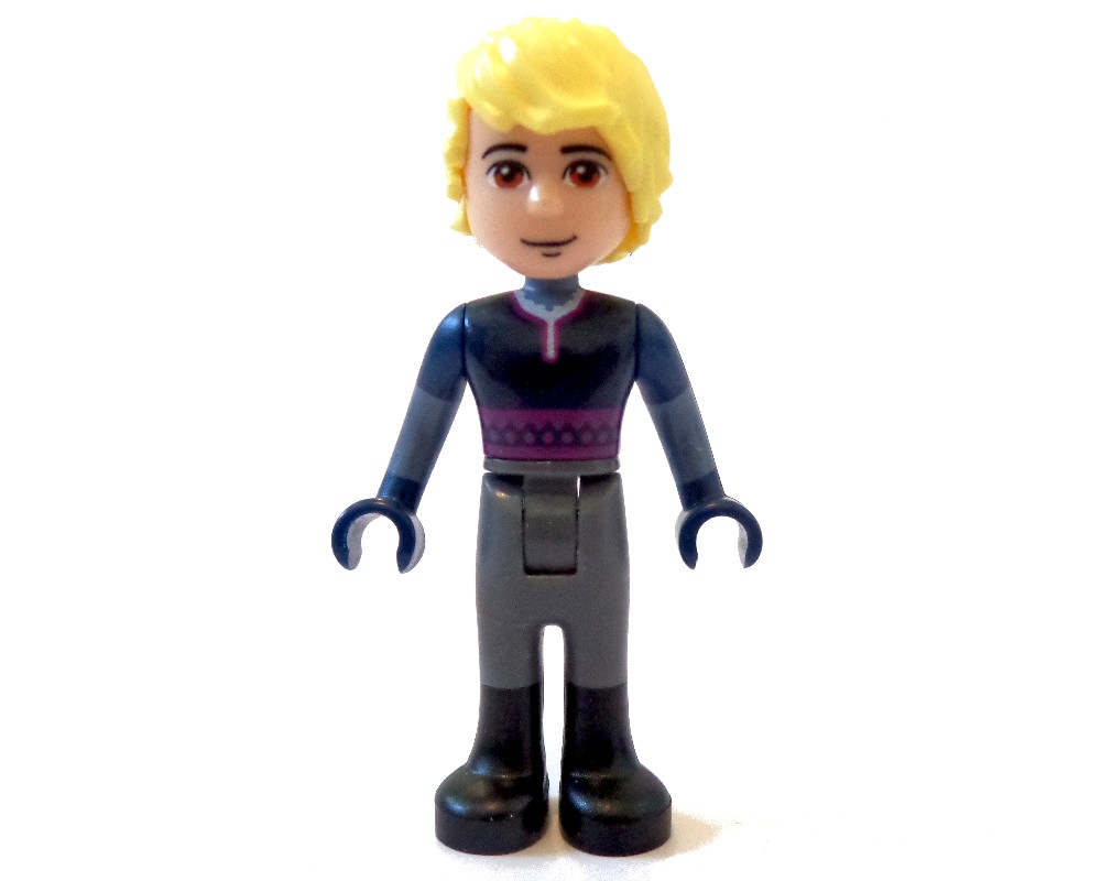 LEGO Set fig-003570 Kristoff - Dark Blue Jacket | Rebrickable - Build ...