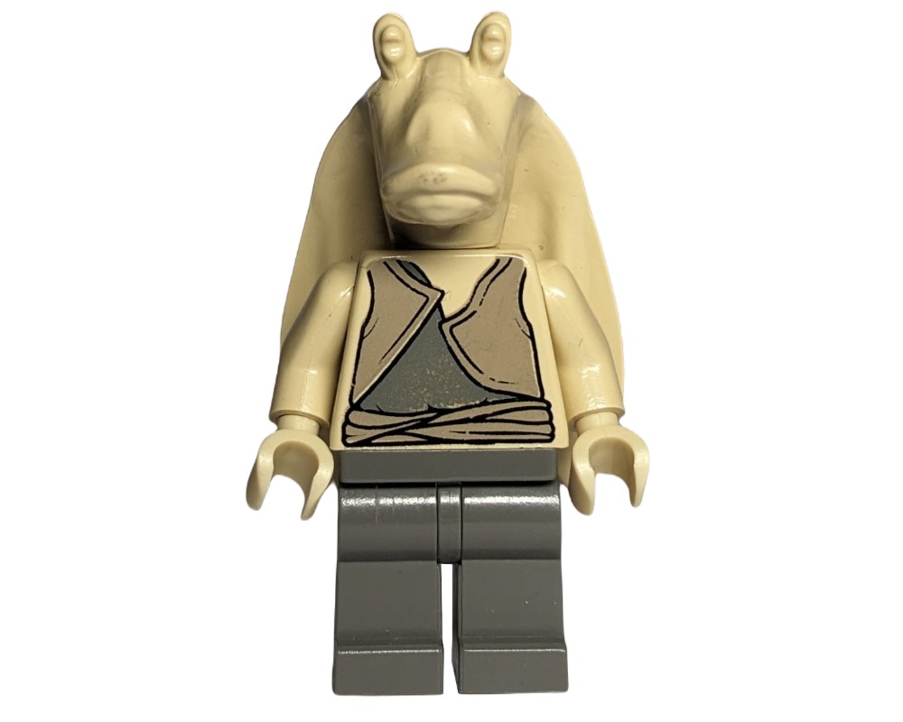 LEGO Set fig-003613 Jar Jar Binks, Plain Head, Tan Torso | Rebrickable ...